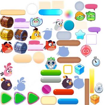 Download Angry Birds Journey assets package | Assets, Texture, Gui ...