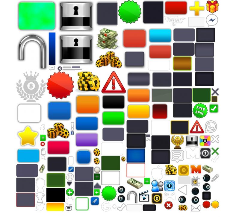 Download 8 ball Game Assets package | Assets, Texture, Gui, Soundfx ...