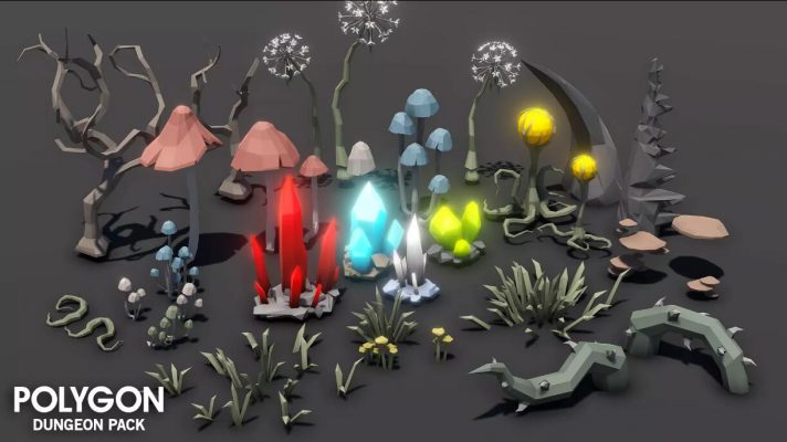 POLYGON Dungeons - Low Poly 3D Art by Synty v1.8 |2D, 3D, Sound Fx ...